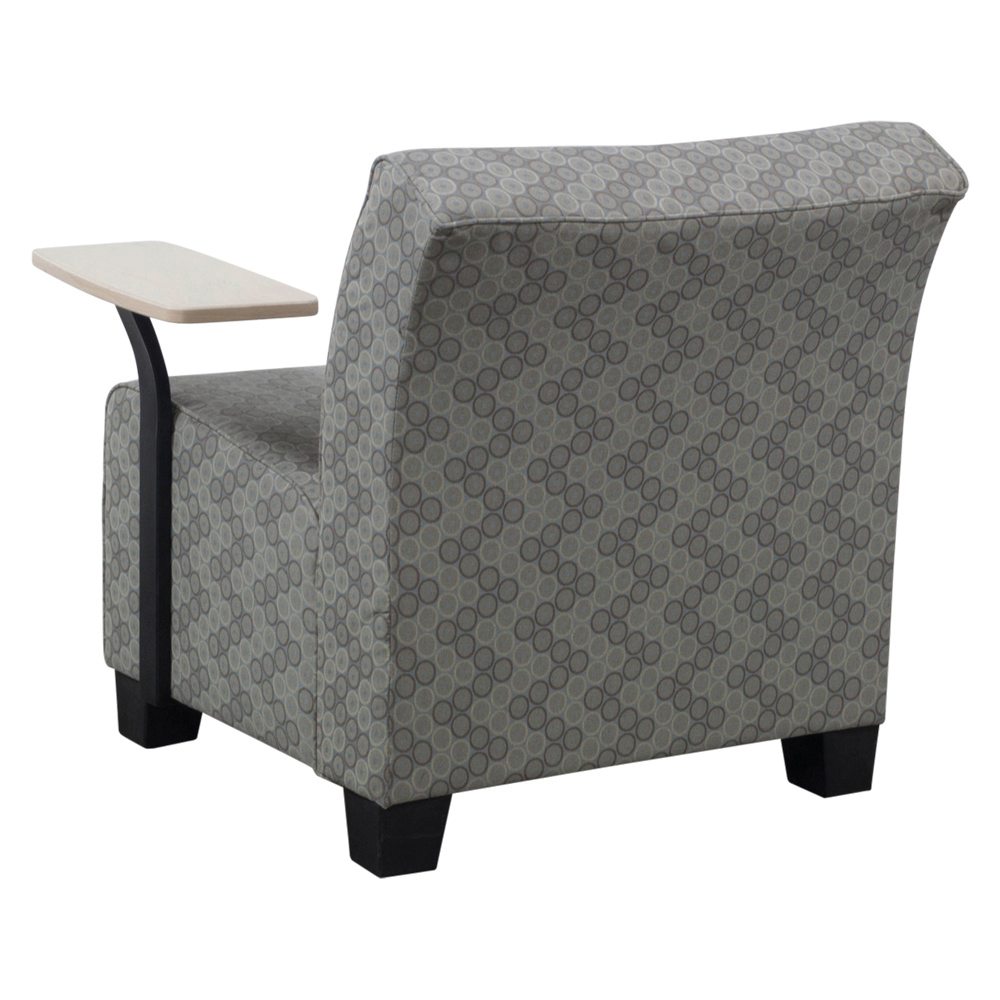 Steelcase Jenny Used Reception Maple Tablet Chair, Gray Circle ...