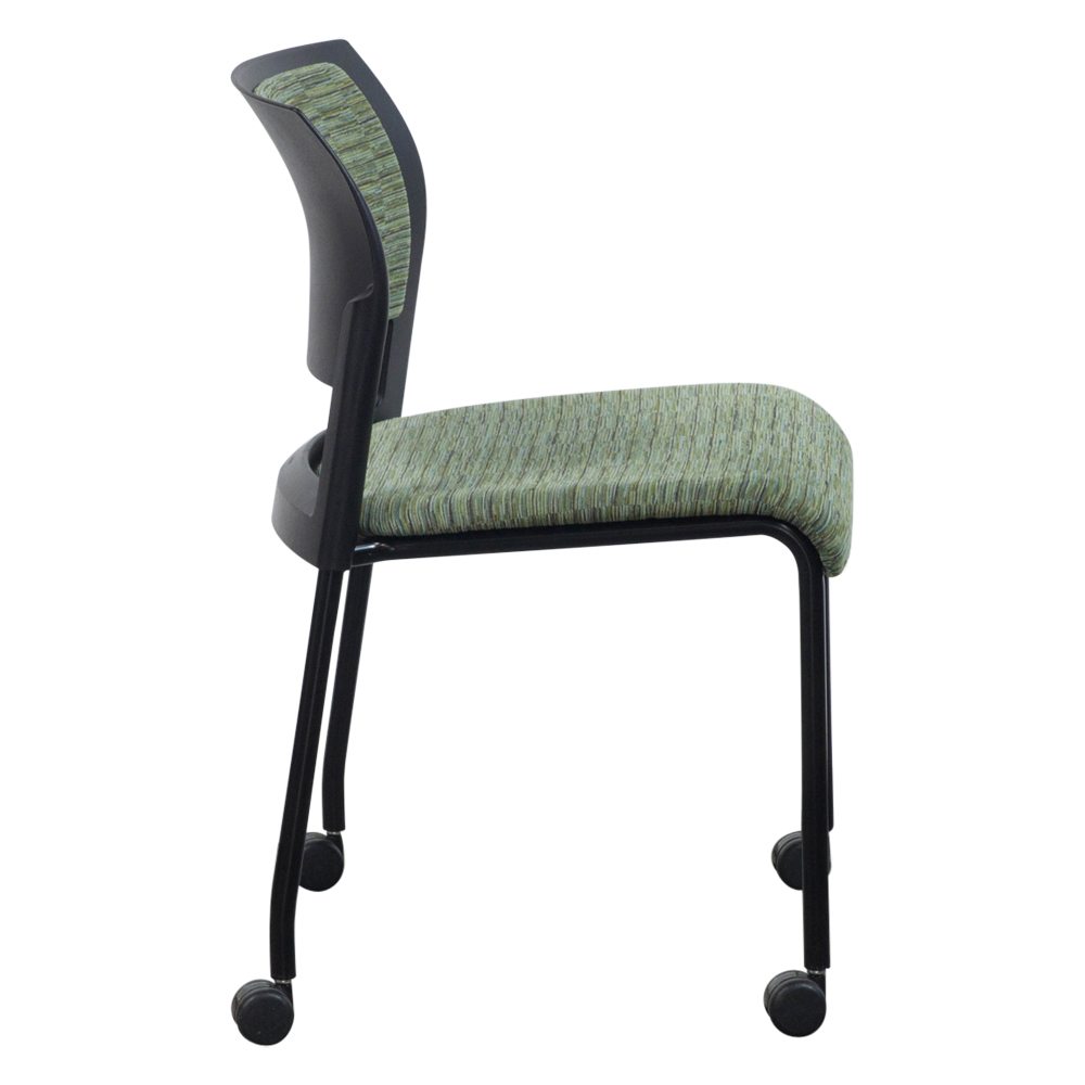 Steelcase Move Used Mobile Stack Chair, Green Line - National Office ...