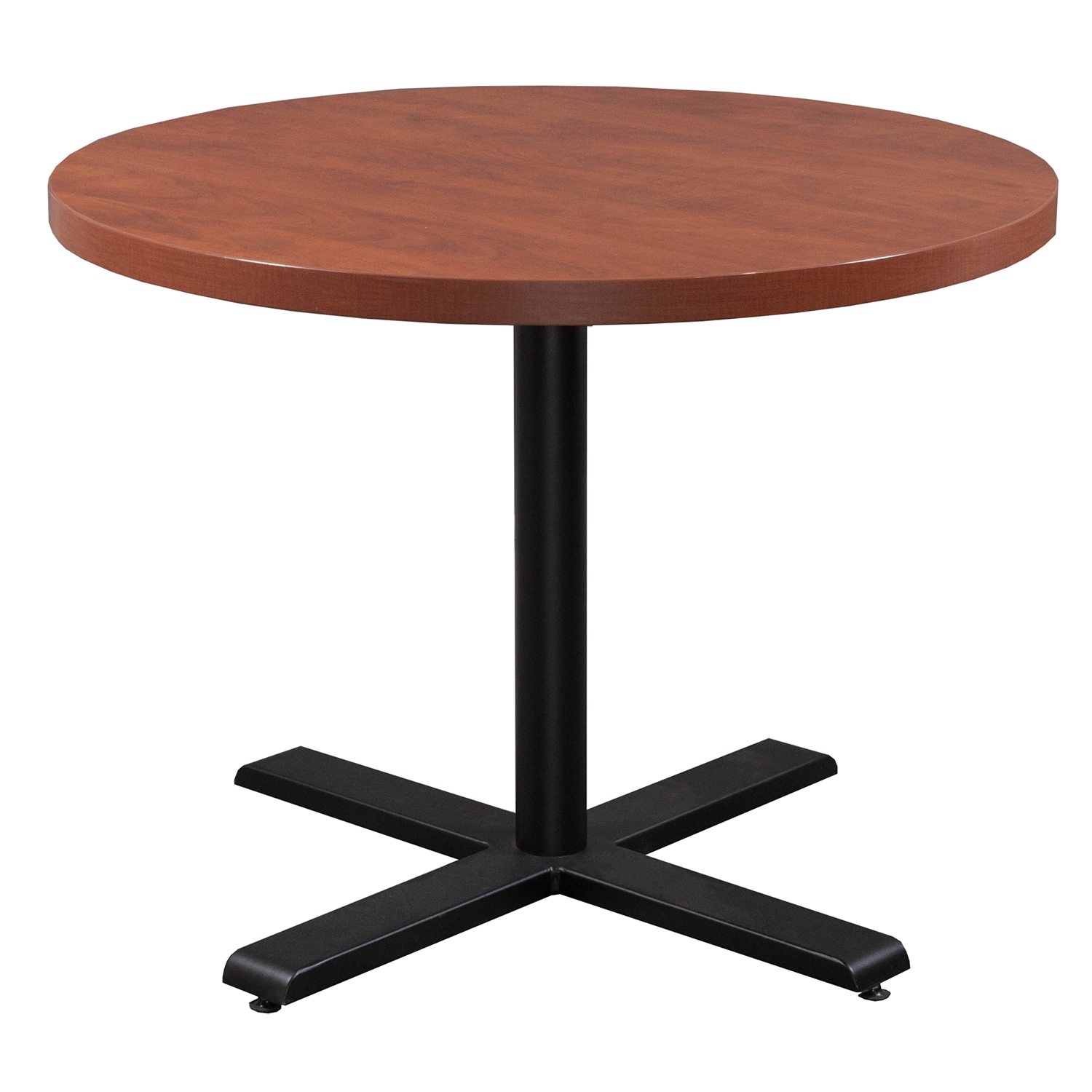 Steelcase Payback 48 Inch Used Laminate Round Table, Cherry - National ...