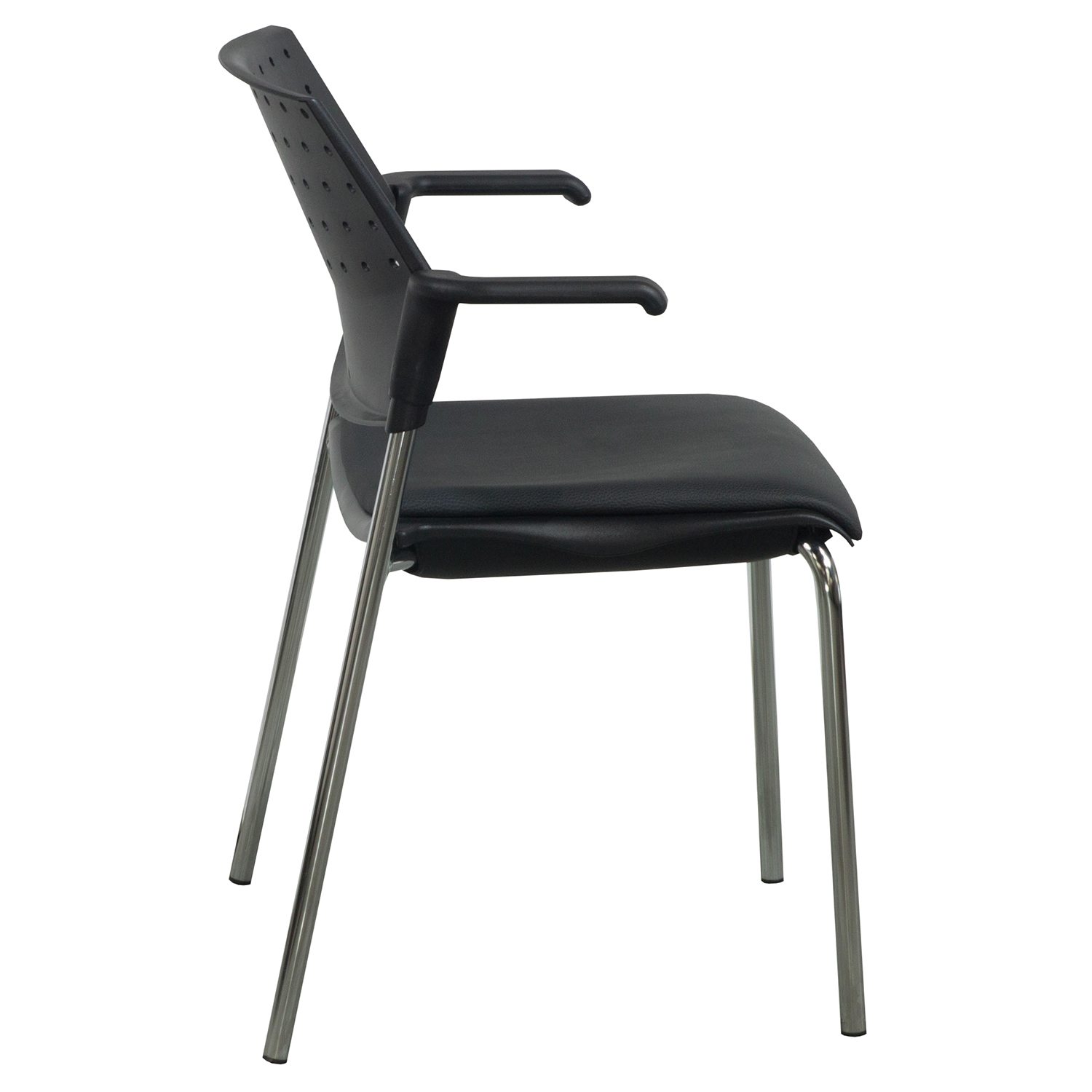 Global Sonic Used Stack Chair, Black - National Office Interiors and ...