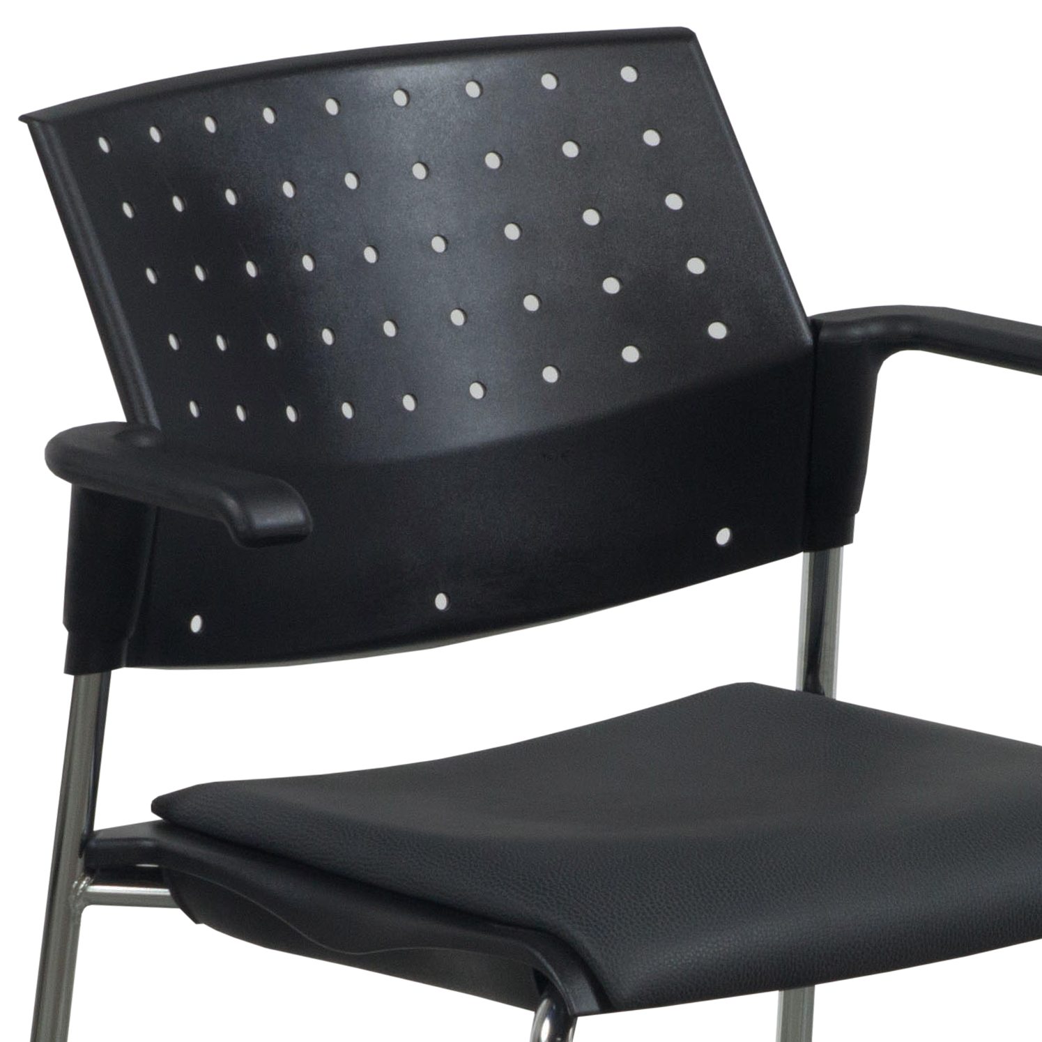 Global Sonic Used Stack Chair, Black - National Office Interiors and ...