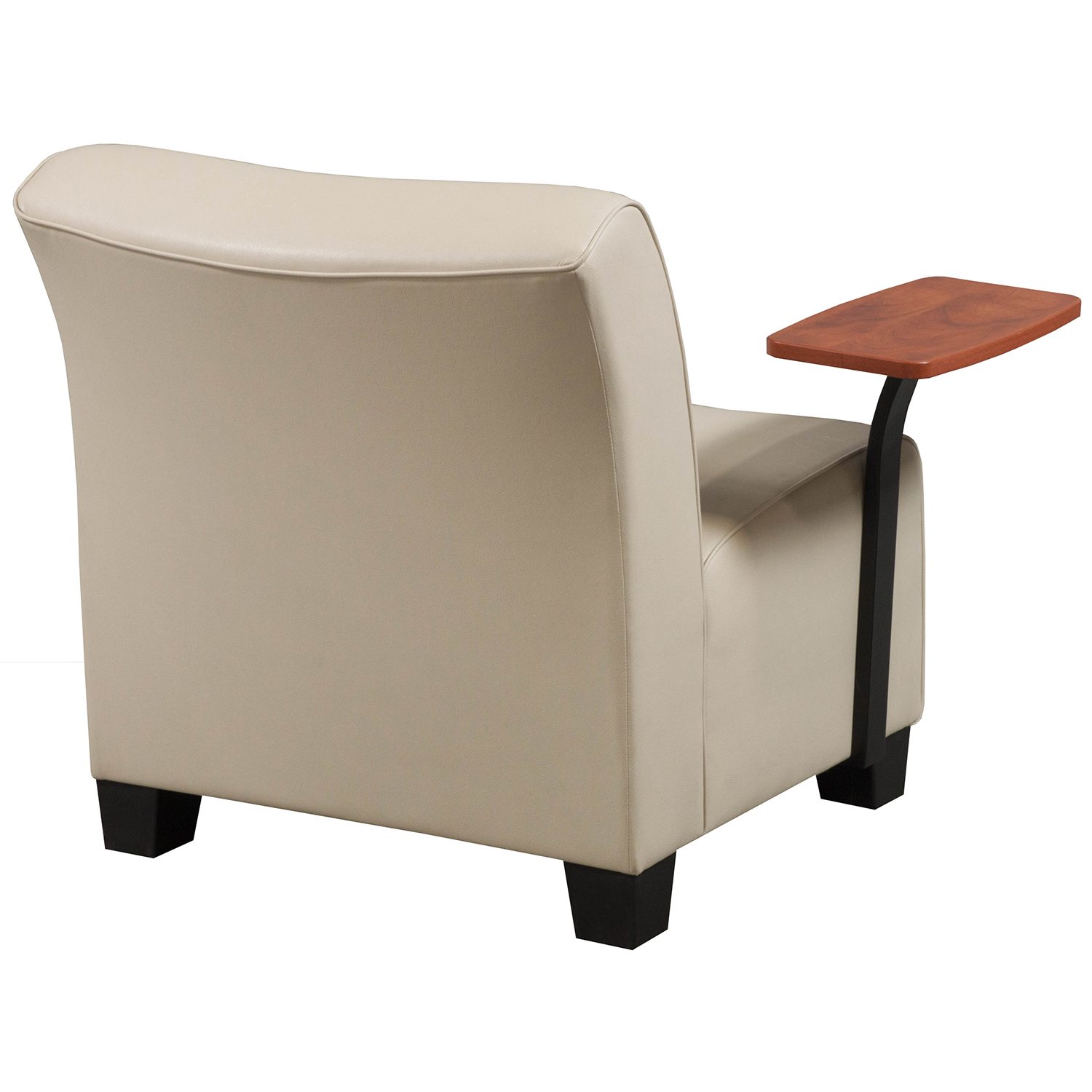 Steelcase Jenny Used Cherry Right Tablet PU Leather Reception Chair ...