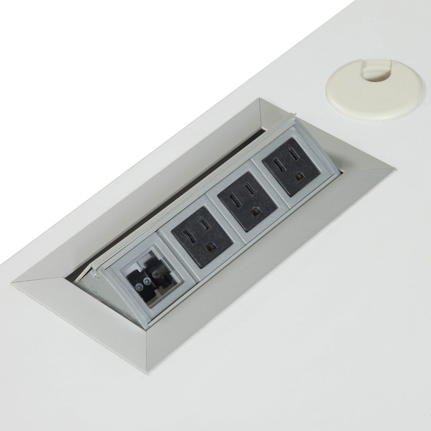 HON Preside Used Laminate Table, White - National Office Interiors and ...