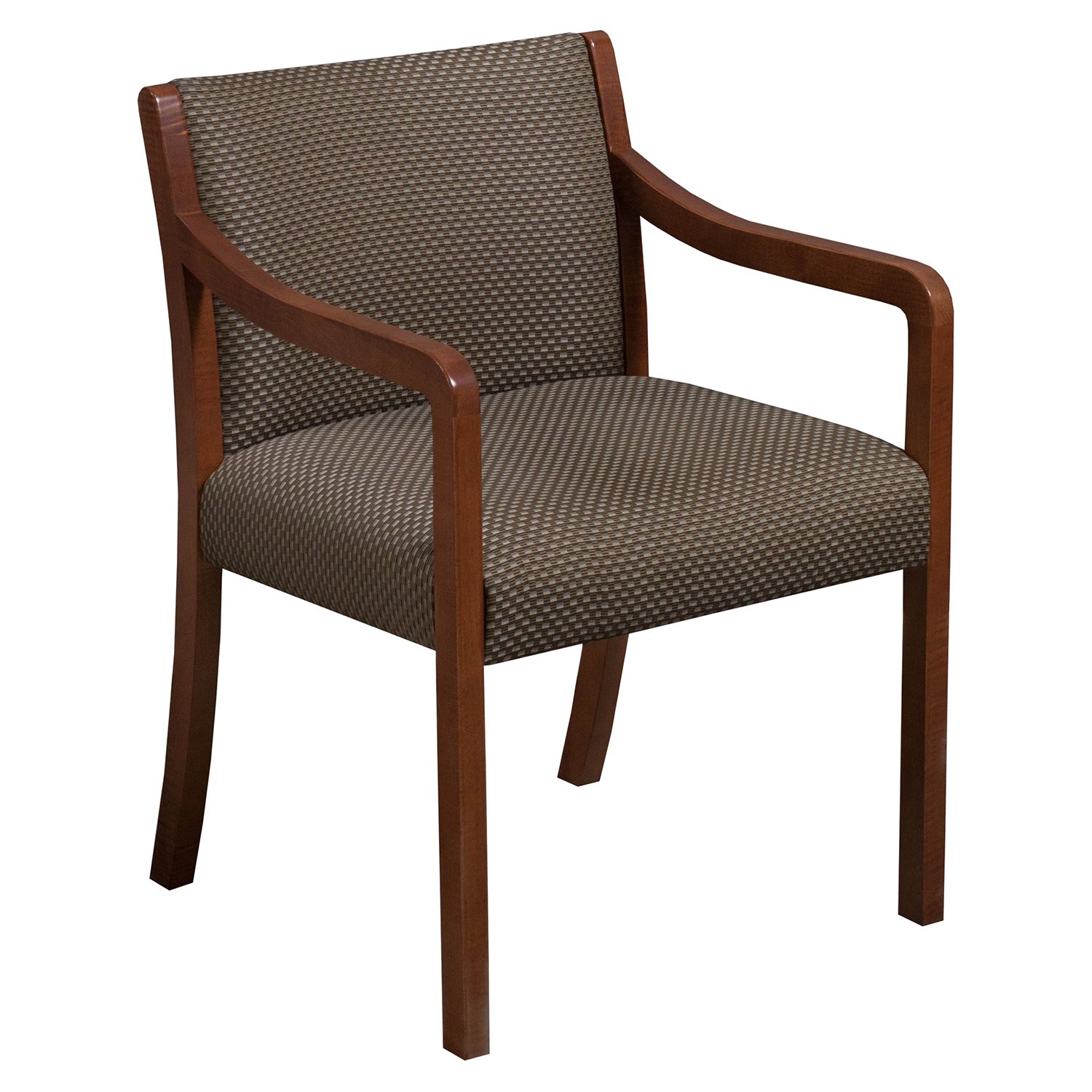 JSI Used Wood Cherry Side Chair, Brown Pattern - National Office ...