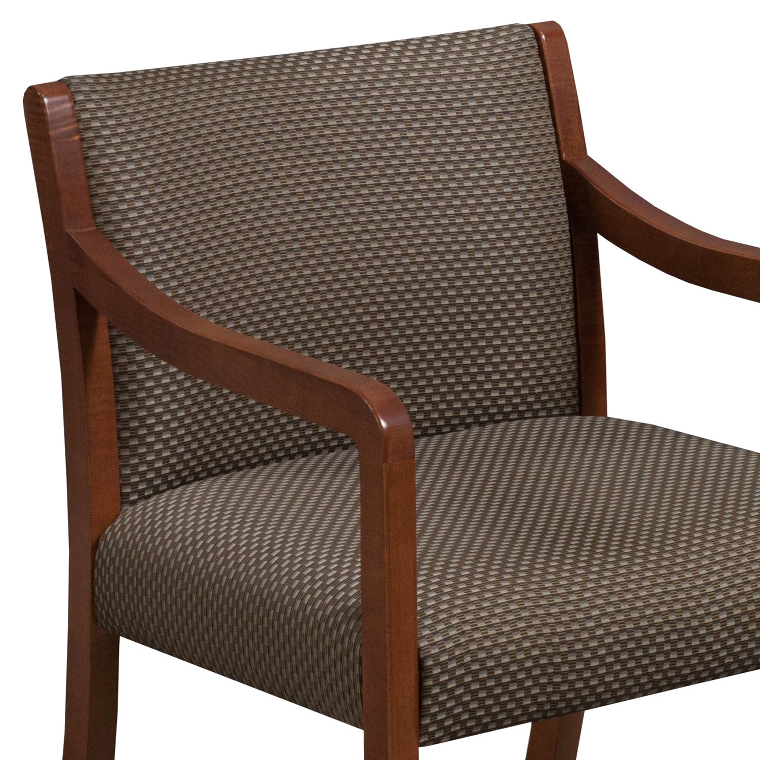 JSI Used Wood Cherry Side Chair, Brown Pattern - National Office ...