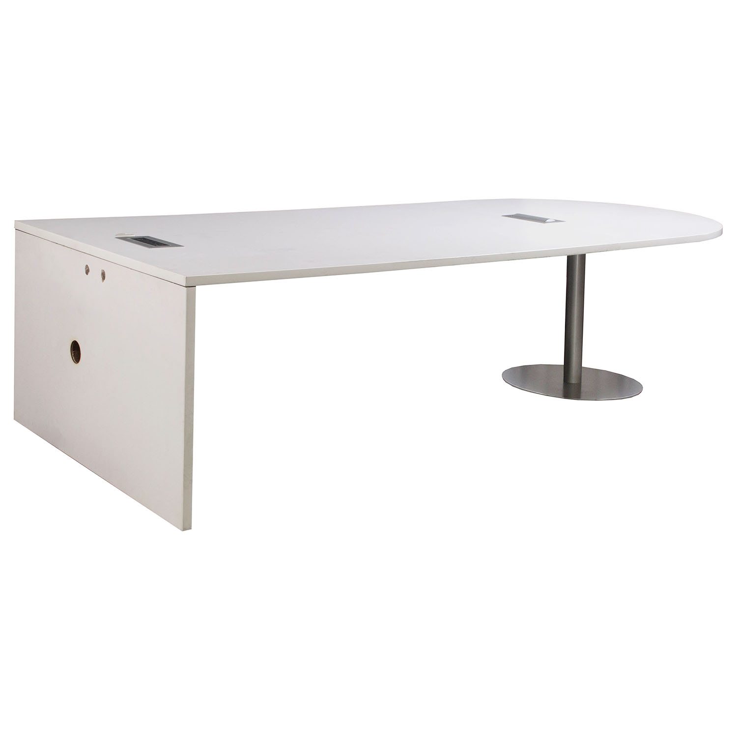 Performance Elements Used 9ft Laminate Conference Table, White ...