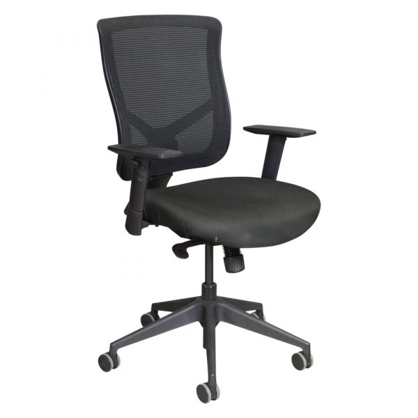 Highmark Bolero Series Used Mesh Back Task Chair, Black - National ...