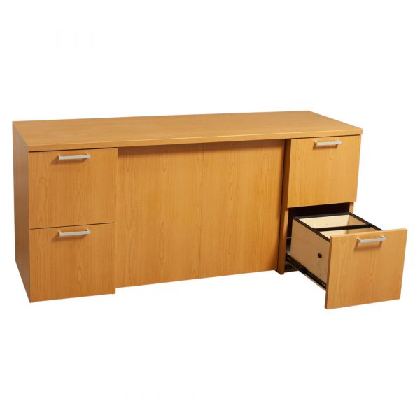 OFS First Office Used Credenza, Cherry - National Office Interiors and ...