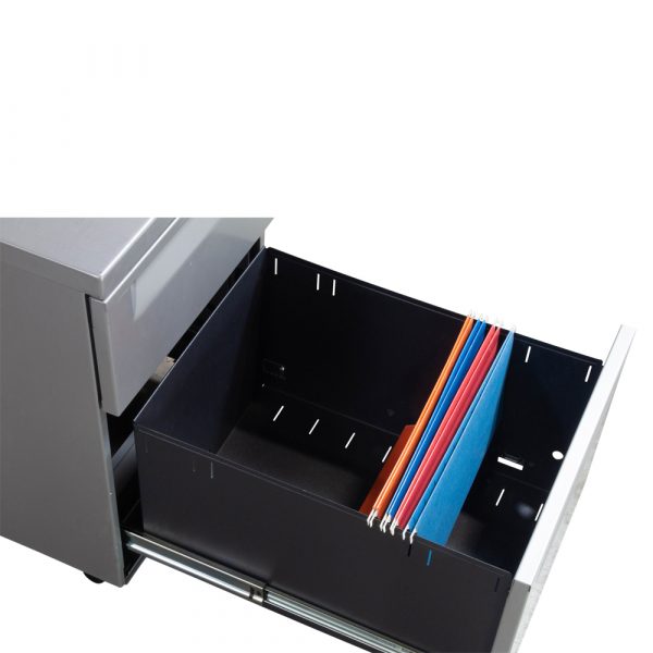 Herman Miller Used Box File Mobile Pedestal, Silver - National Office ...