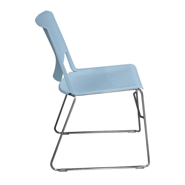 Haworth Very Used Stack Chair, Light Blue - National Office Interiors ...