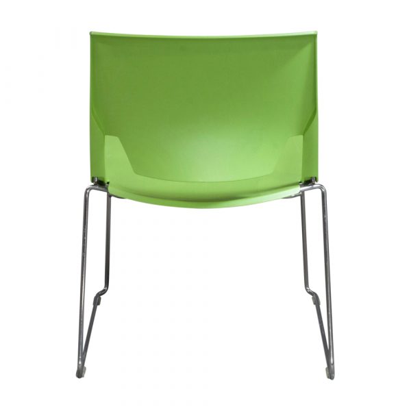 Haworth Very Used Stack Chair, Lime Green - National Office Interiors ...