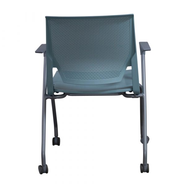 Haworth Very Mobile Stack Chair Used, Light Blue - National Office ...