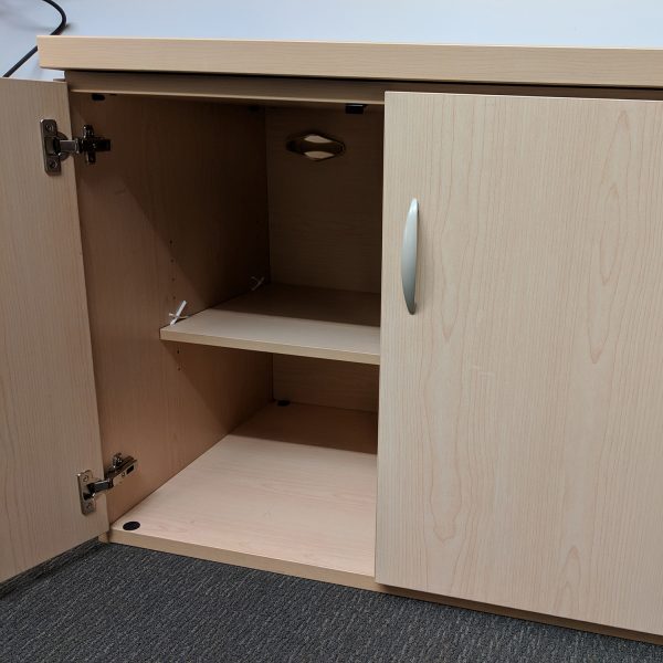 Teknion Used Storage Credenza, Maple - National Office Interiors and ...
