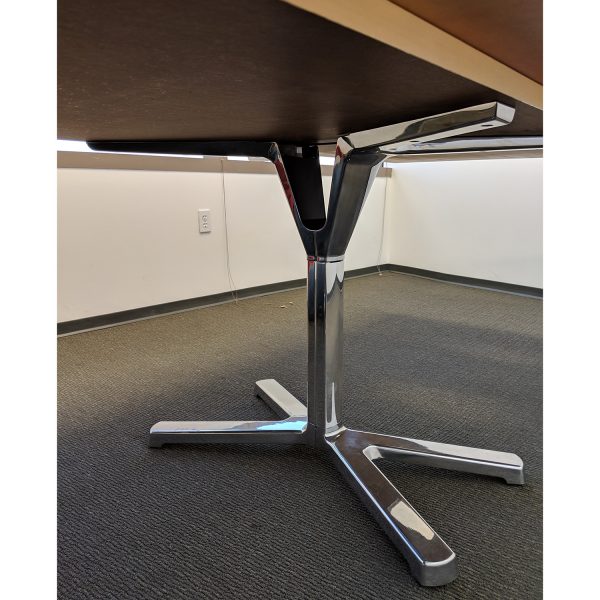 Wood Veneer Used 14 Foot Conference Table, Mahogany - National Office ...