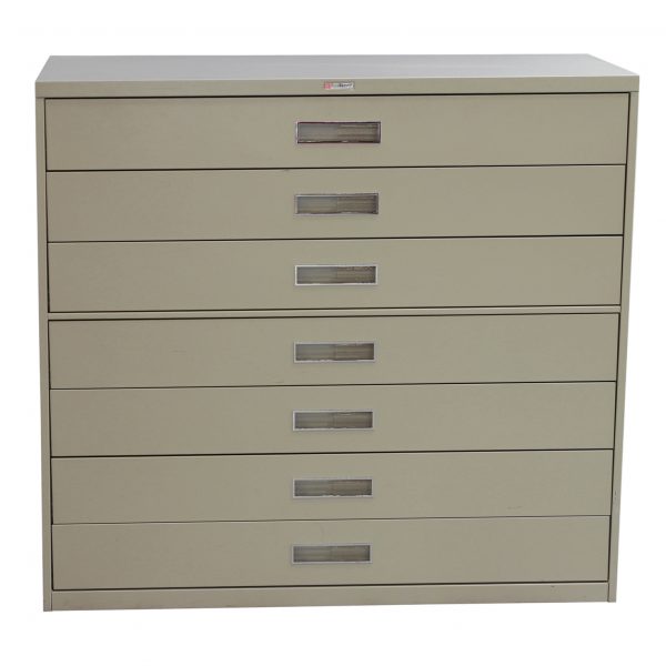RussBasset Library Microfiche Used 7 Drawer File, Putty - National ...