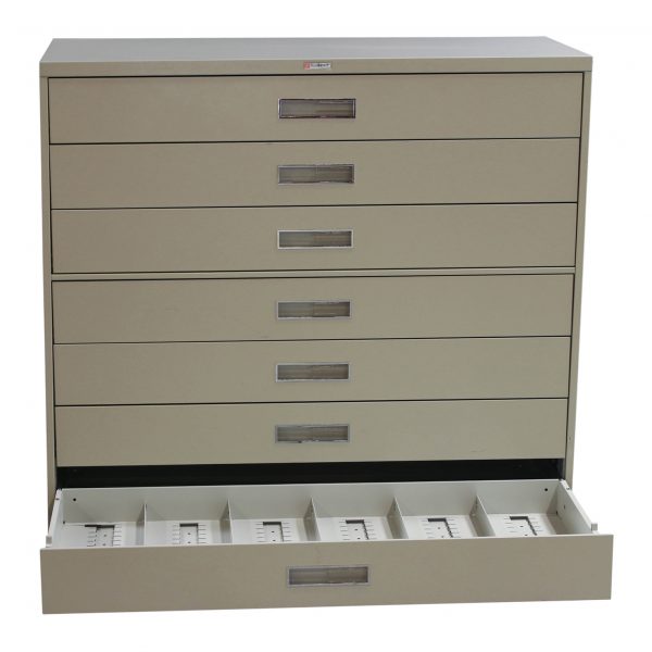 RussBasset Library Microfiche Used 7 Drawer File, Putty - National ...