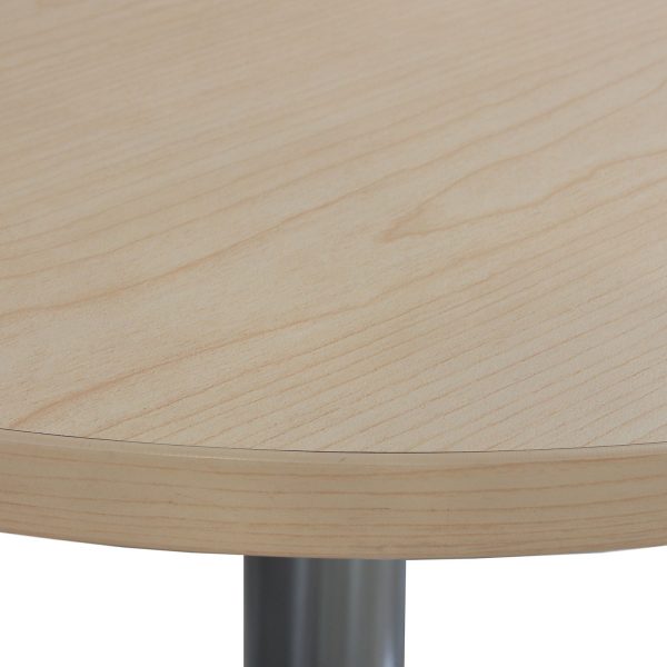 Teknion Round Used 36 Inch Bar Height Cafe Table, Maple - National ...