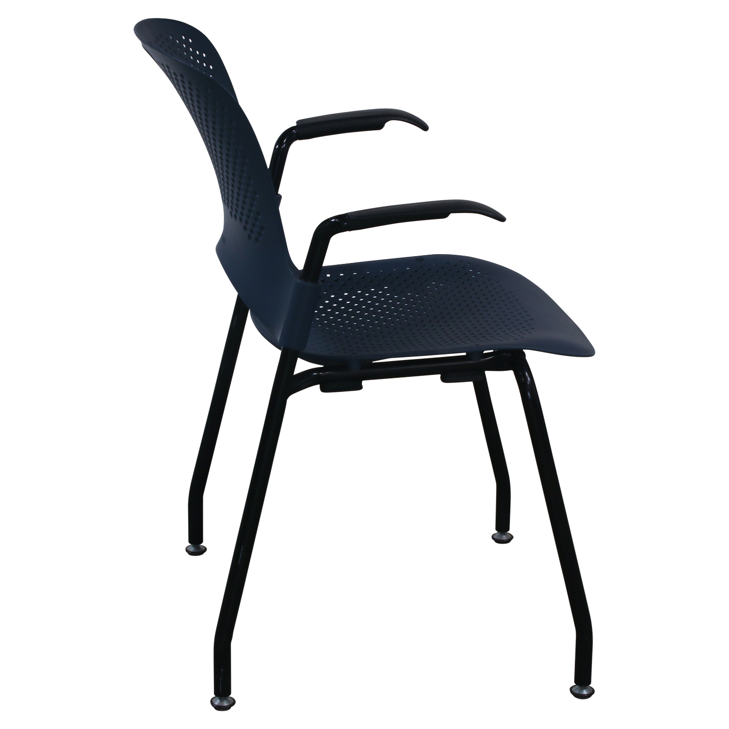 Herman Miller Caper Used Stack Chair, Blue - National Office Interiors ...
