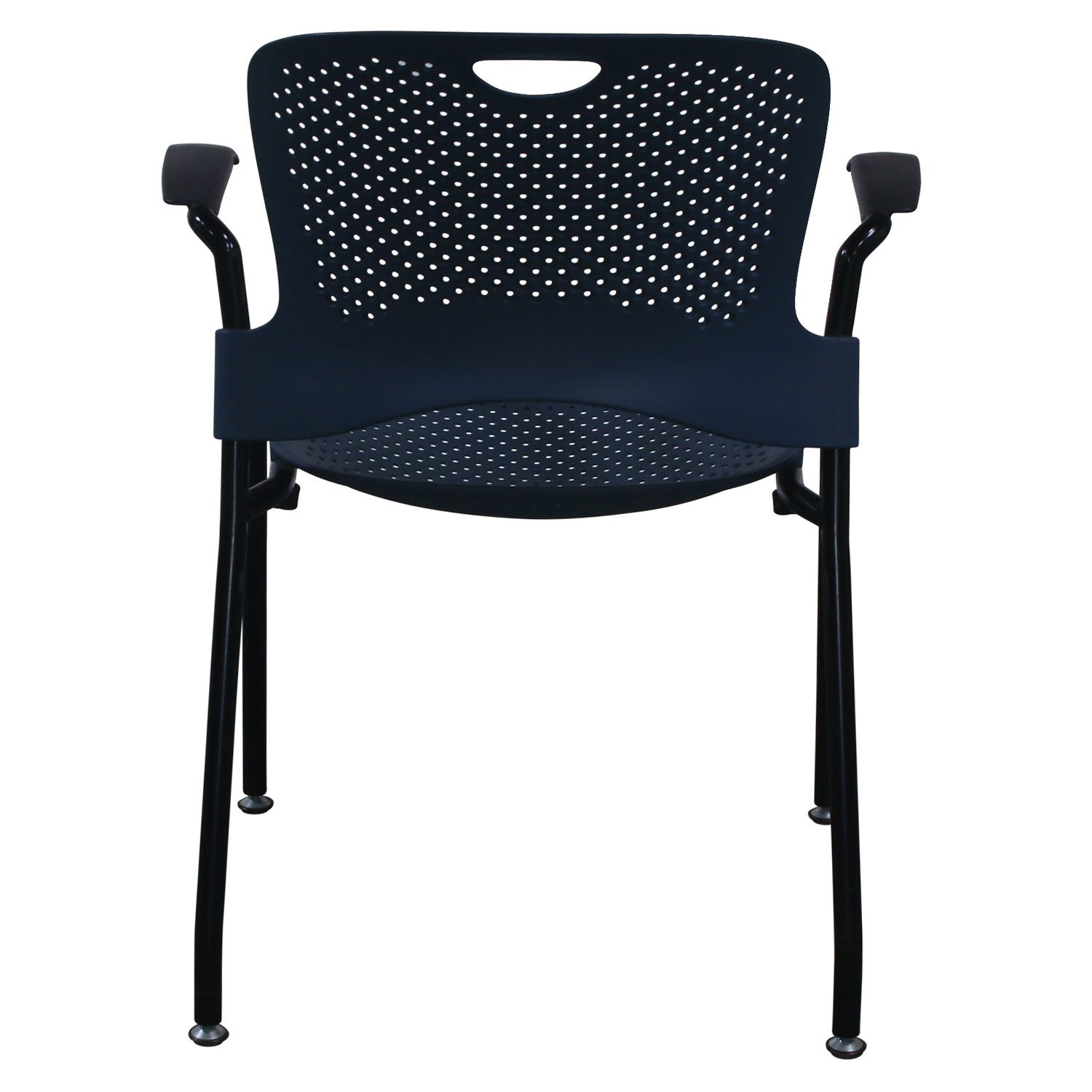Herman Miller Caper Used Stack Chair, Blue - National Office Interiors ...