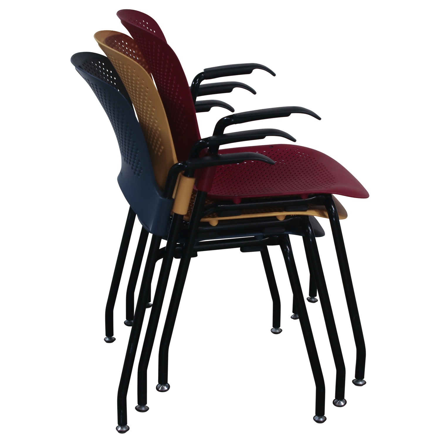 Herman Miller Caper Used Stack Chair, Gray - National Office Interiors ...