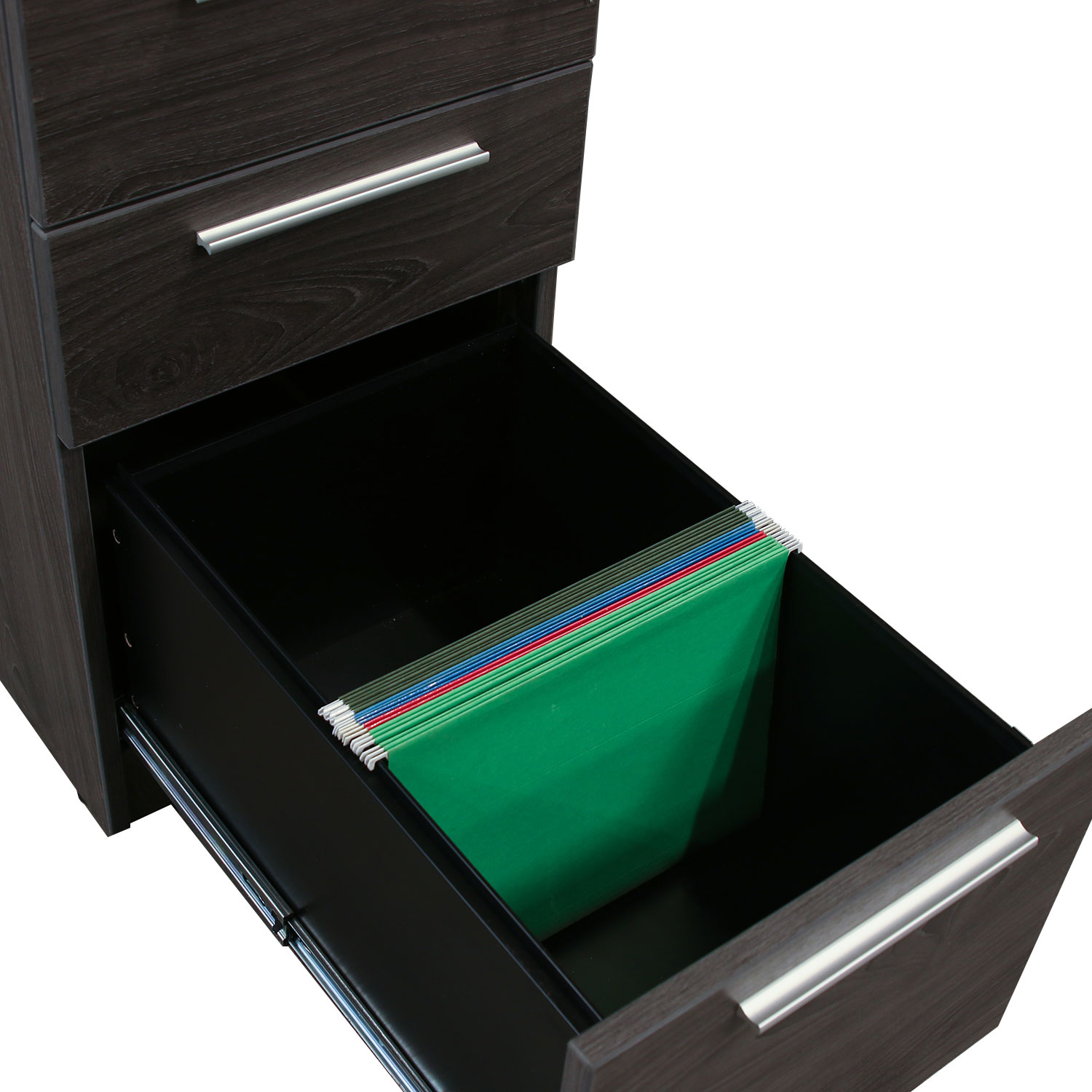 Manhattan Laminate Pedestal Box/Box/File Add-on, Cashmere Gray ...