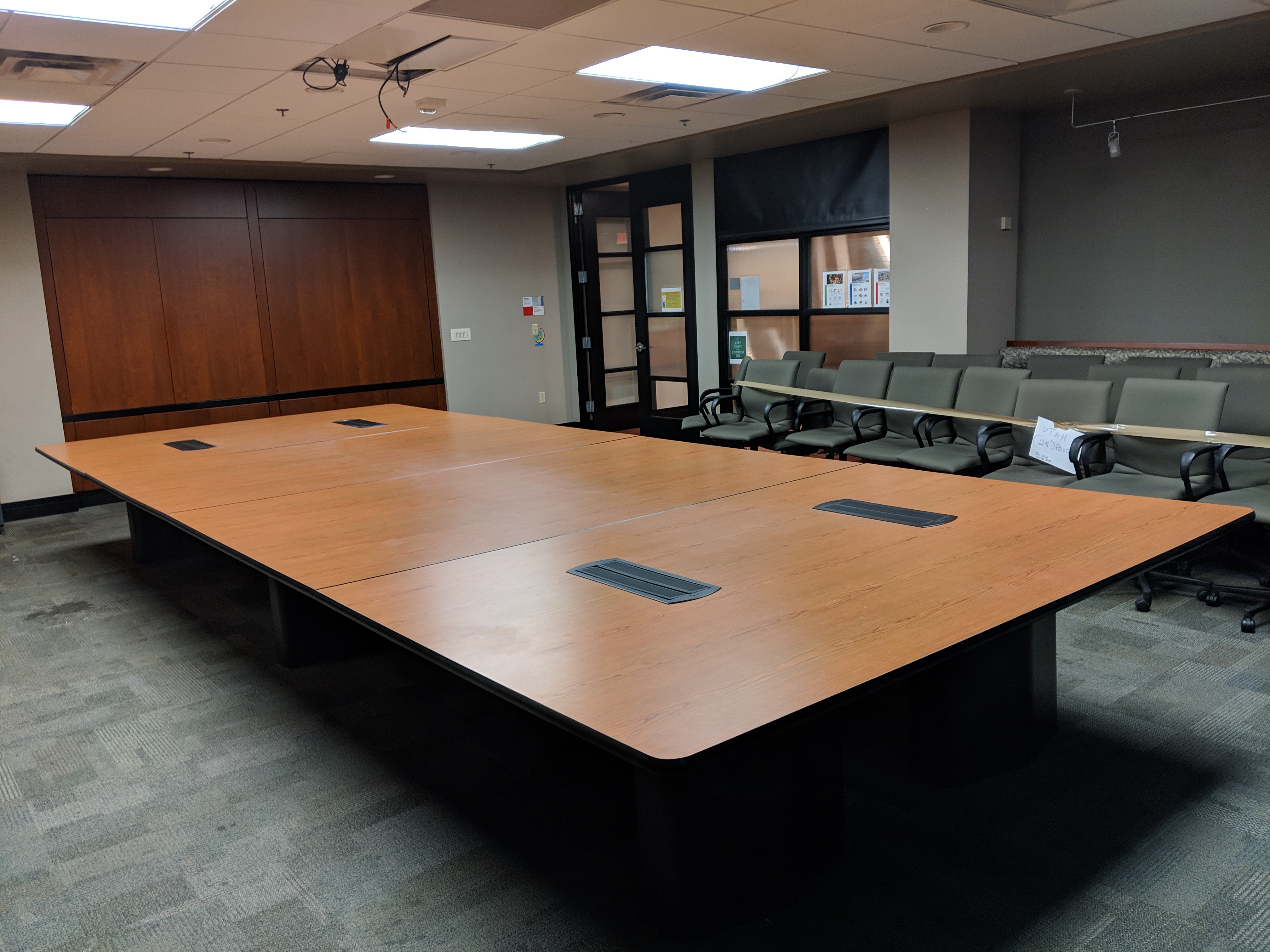 Steelcase Vecta Used 20ft Conference Table, Cherry - National Office ...