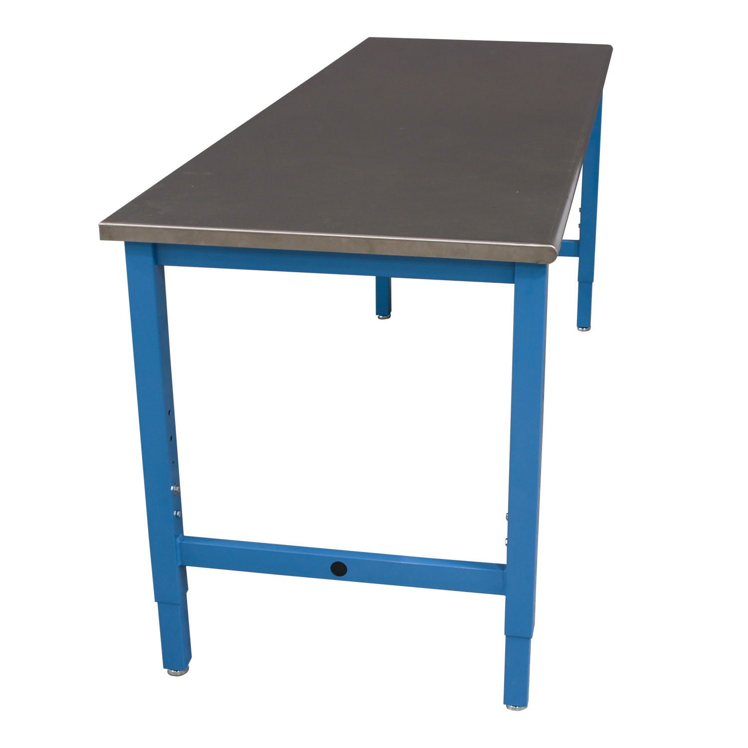 30x84 Used Adjustable Height Work Bench, Stainless Steel - National ...