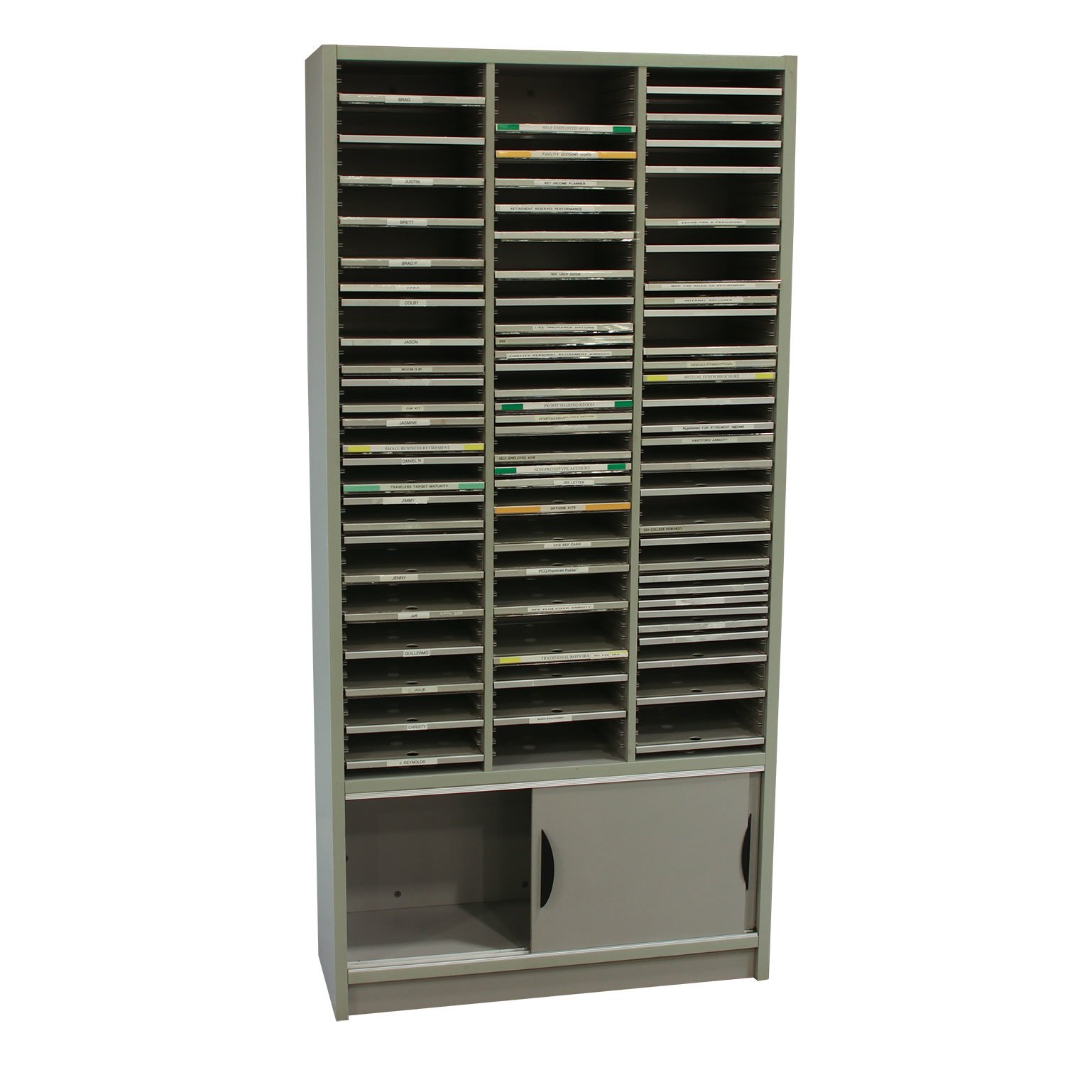 Hamilton Used Mail Sorter, Gray - National Office Interiors and Liquidators