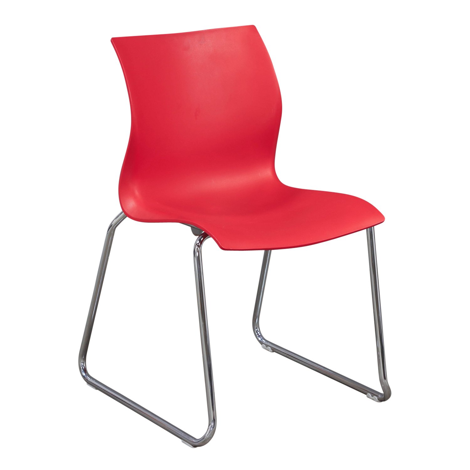 Teknion Nami Used Stack Chair, Red - National Office Interiors and ...