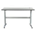Workrite Sierra Used 30x60 Mobile Electric Sit Stand Table, Speckle ...