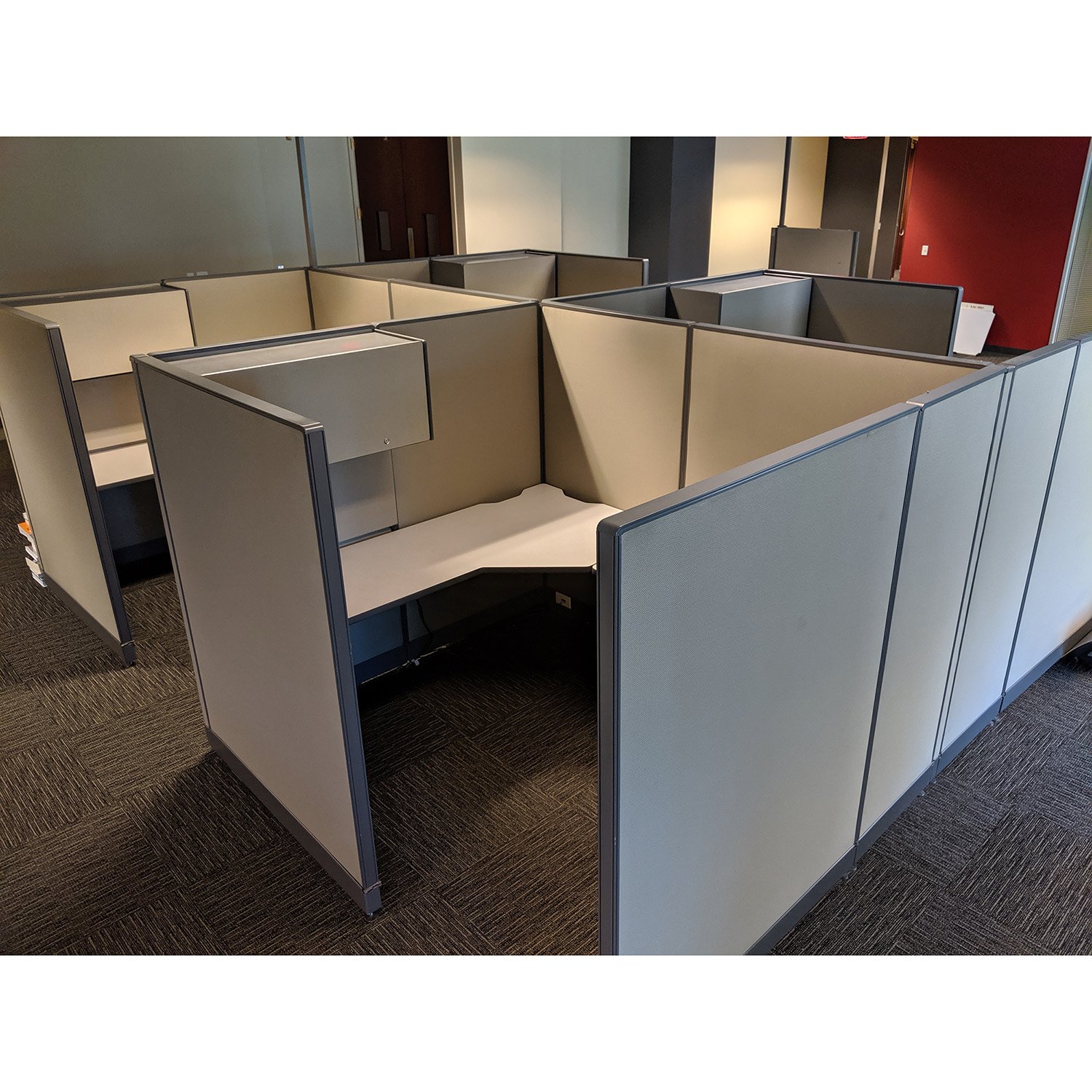 6x7 UniGroup Used Cubicles By Haworth - Sold in Pods - National Office ...