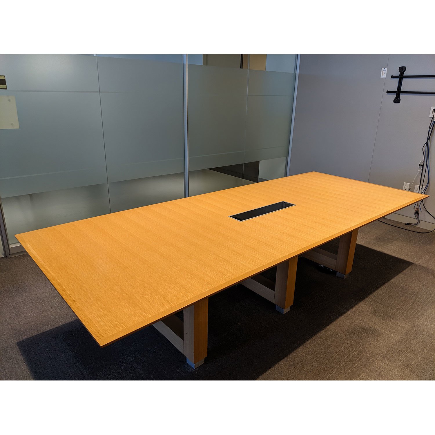 Steelcase Convene 4x10 Used Wood Veneer Conference Table, Maple ...