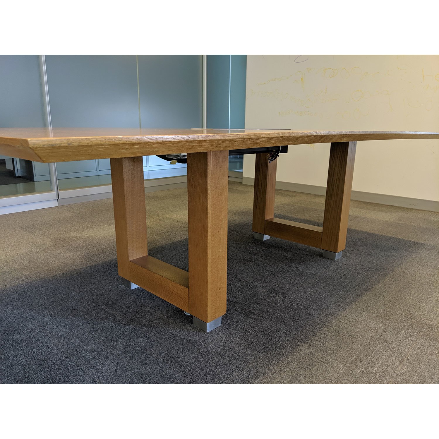 Steelcase Convene 4x7 Used Wood Veneer Conference Table, Maple ...