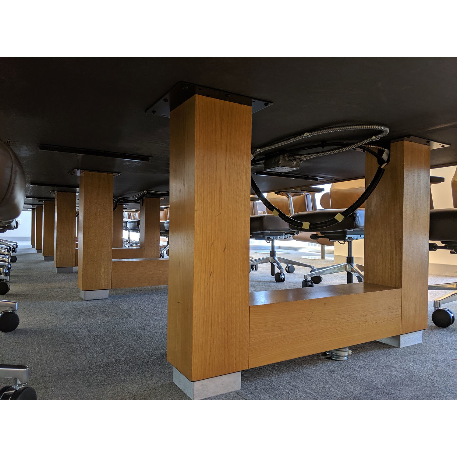 Steelcase Convene 6x26.5 Used Wood Veneer Conference Table, Maple ...