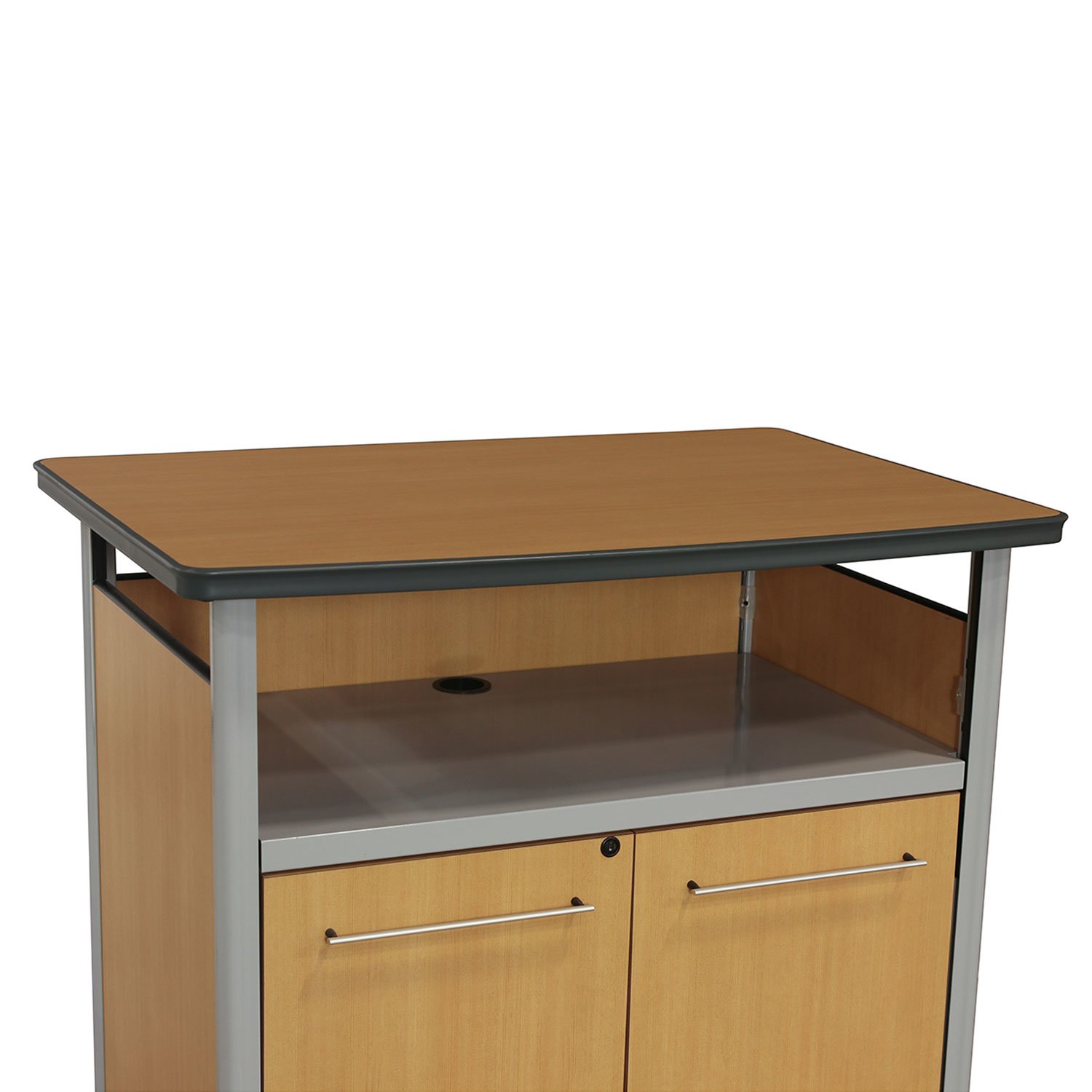 Steelcase Convene Laminate Media Cabinet, Maple - National Office ...