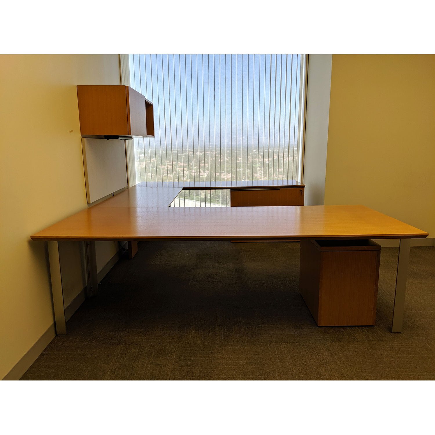 Steelcase Elective Elements Used U-Shape Desk Right Return, Maple ...