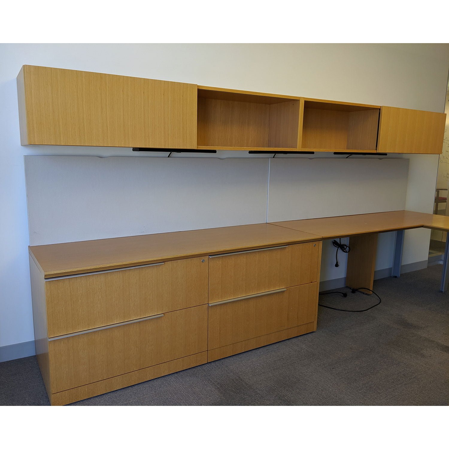 Steelcase Elective Elements Used U-Shape Executive Desk Left Return ...
