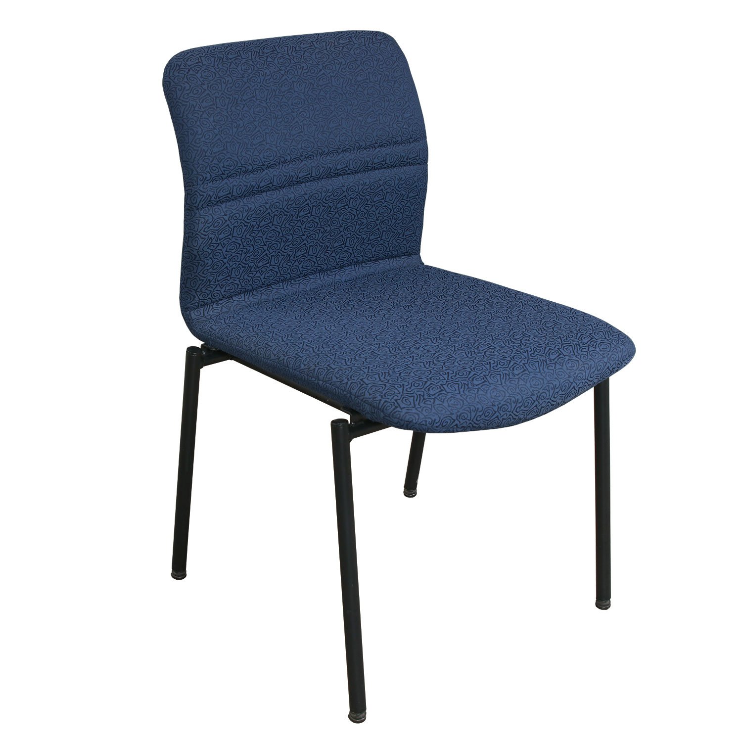 Stylex Bounce Used Stack Chair, Blue Pattern - National Office ...
