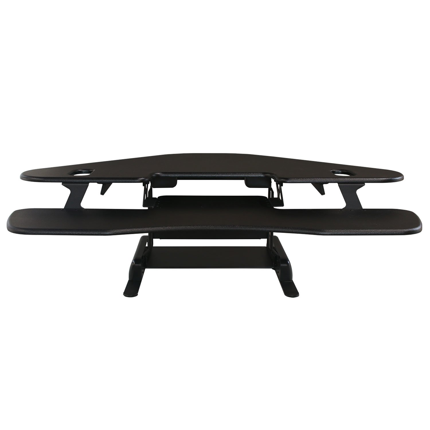 Varidesk Cube Corner 48 Series Used Desktop Workstation, Black ...