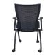 Haworth X99 Seminar Used Mesh Back Mobile Nesting Chair, Blue Speckle ...