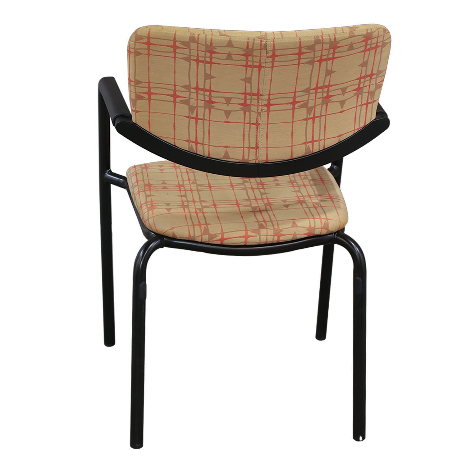 Haworth Zody Used Stack Chair, Orange Pattern - National Office ...