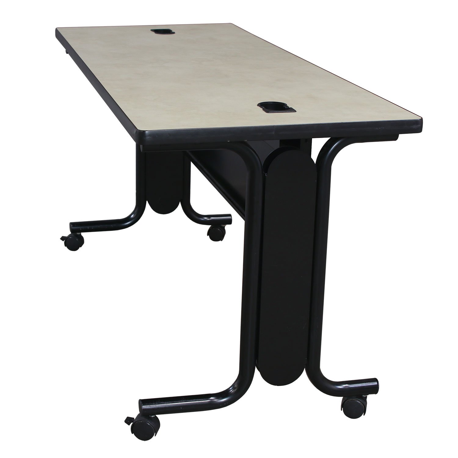 Hon 61000 Series Used 24x60 Mobile Training Table, Creme Pattern ...