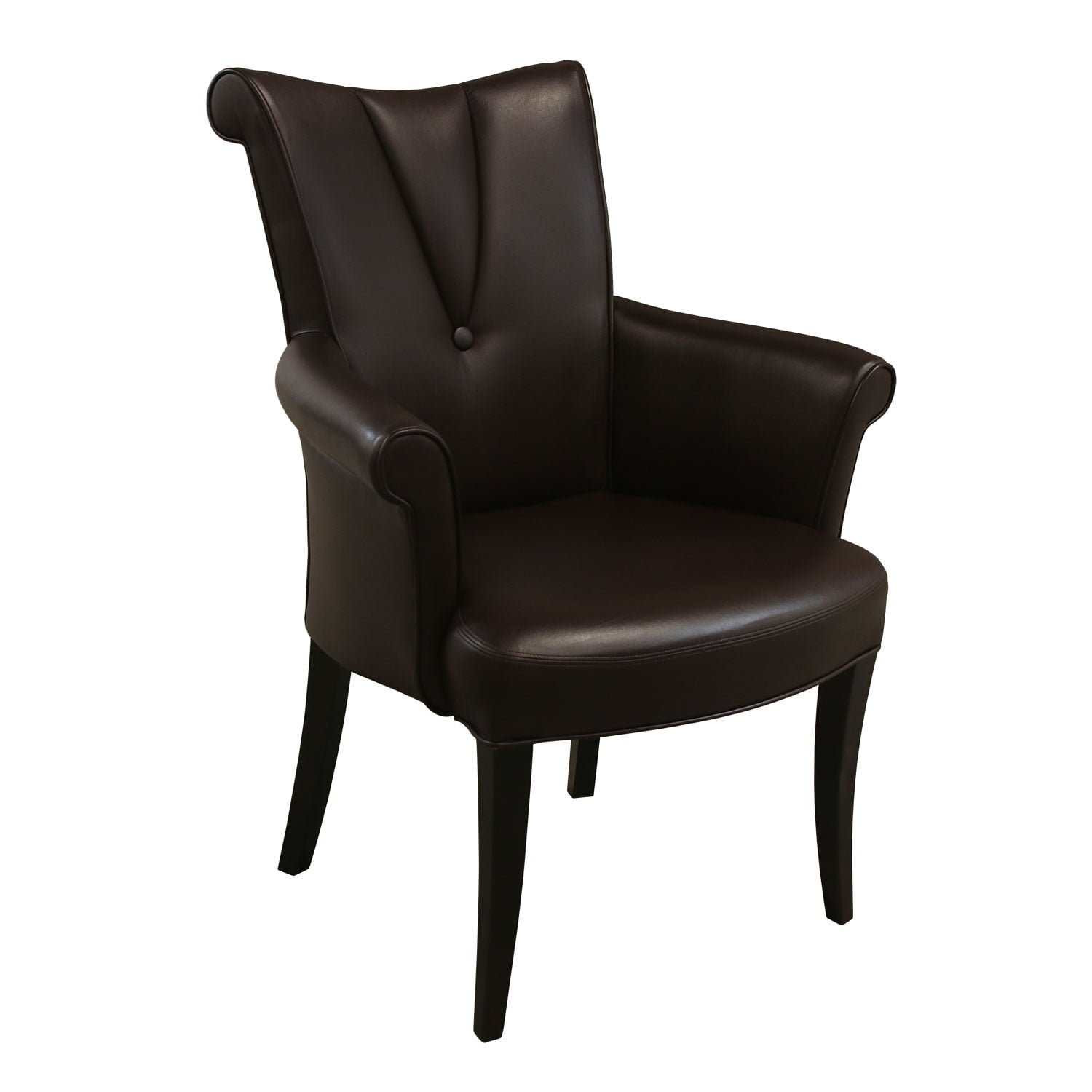 JSI Tara Used Accent Chair, Brown Leather - National Office Interiors ...