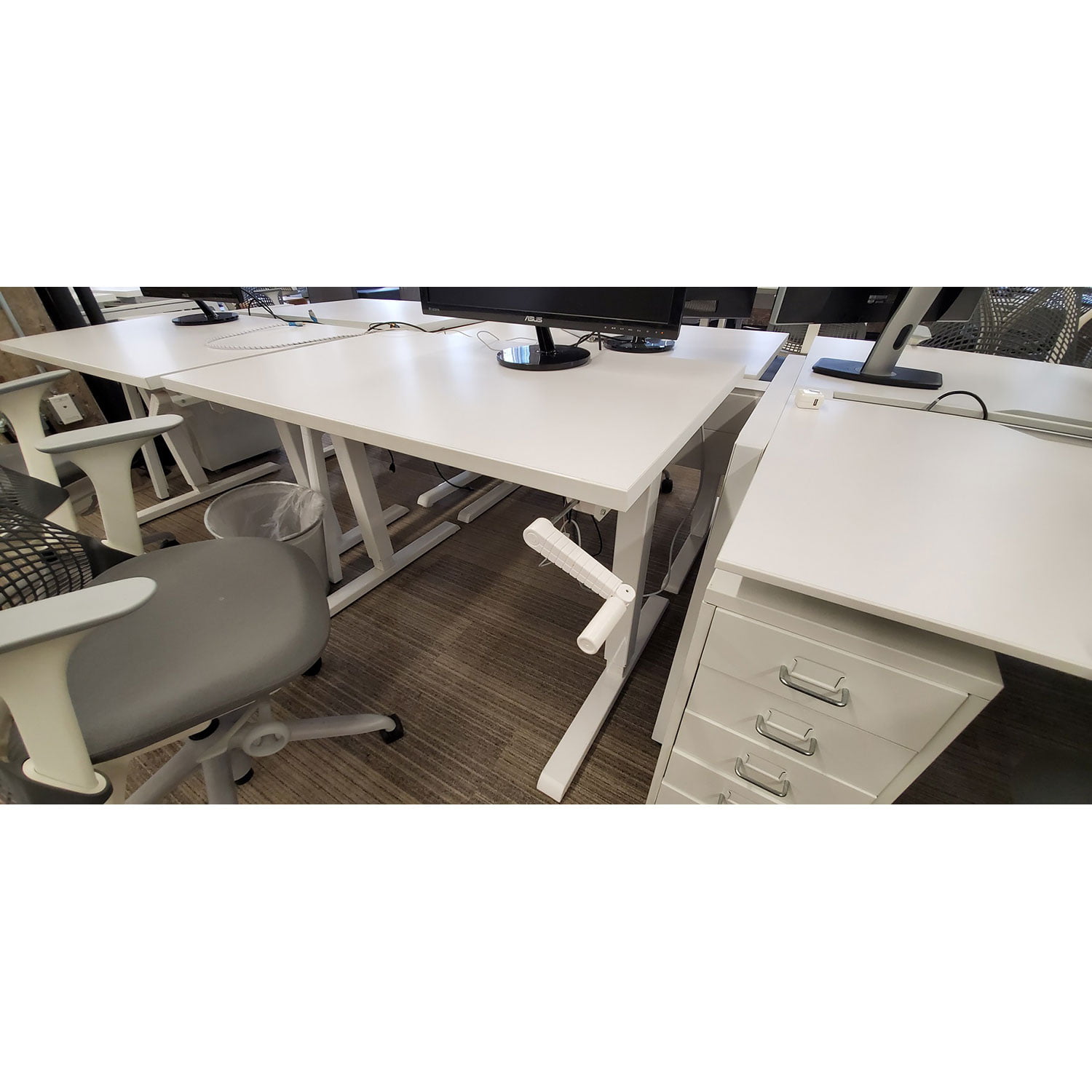 Steelcase Turnstone Bivi Used Open Benching w Adjustable Height - Pod ...