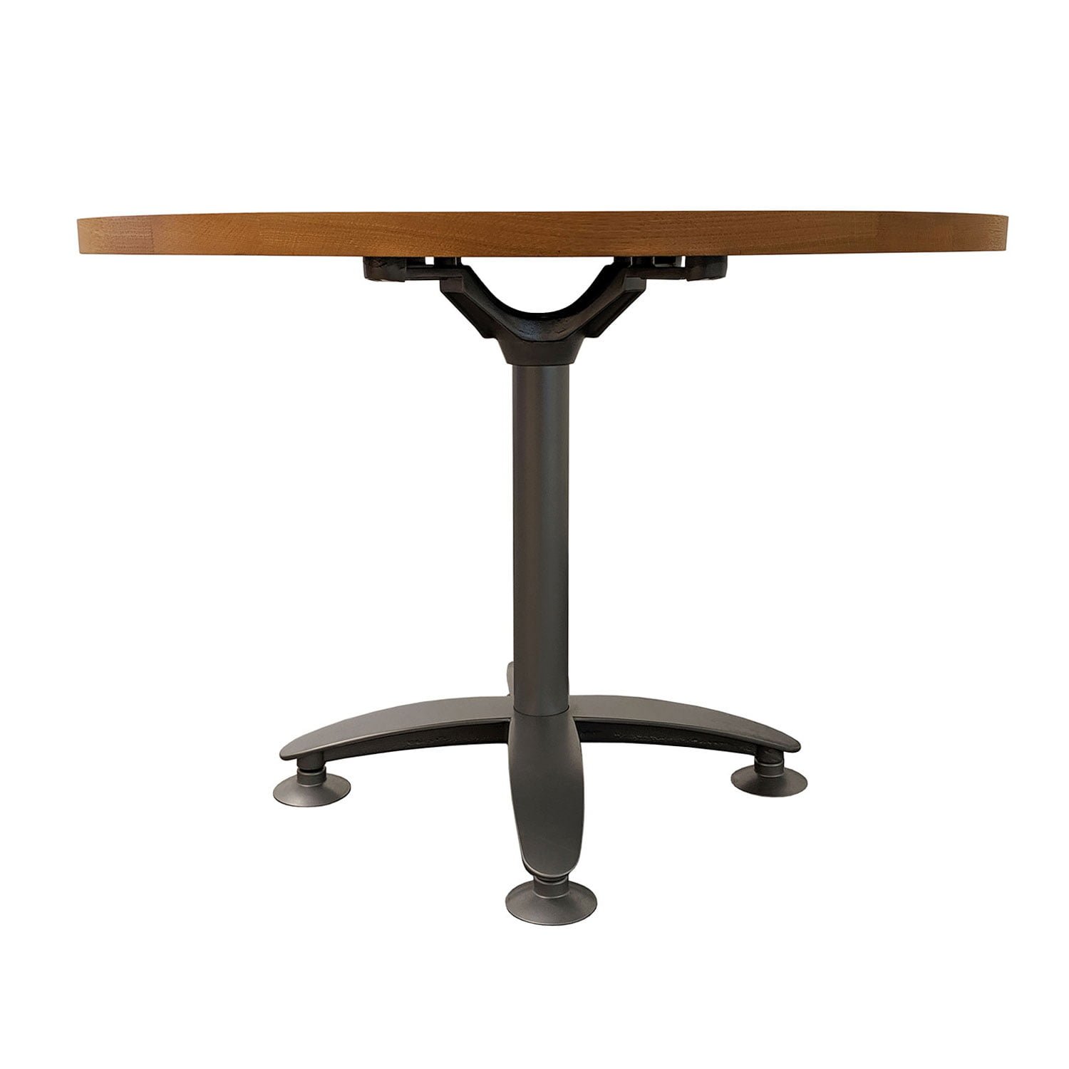 Steelcase Used 42 Inch Round Veneer Meeting Table, Maple - National ...