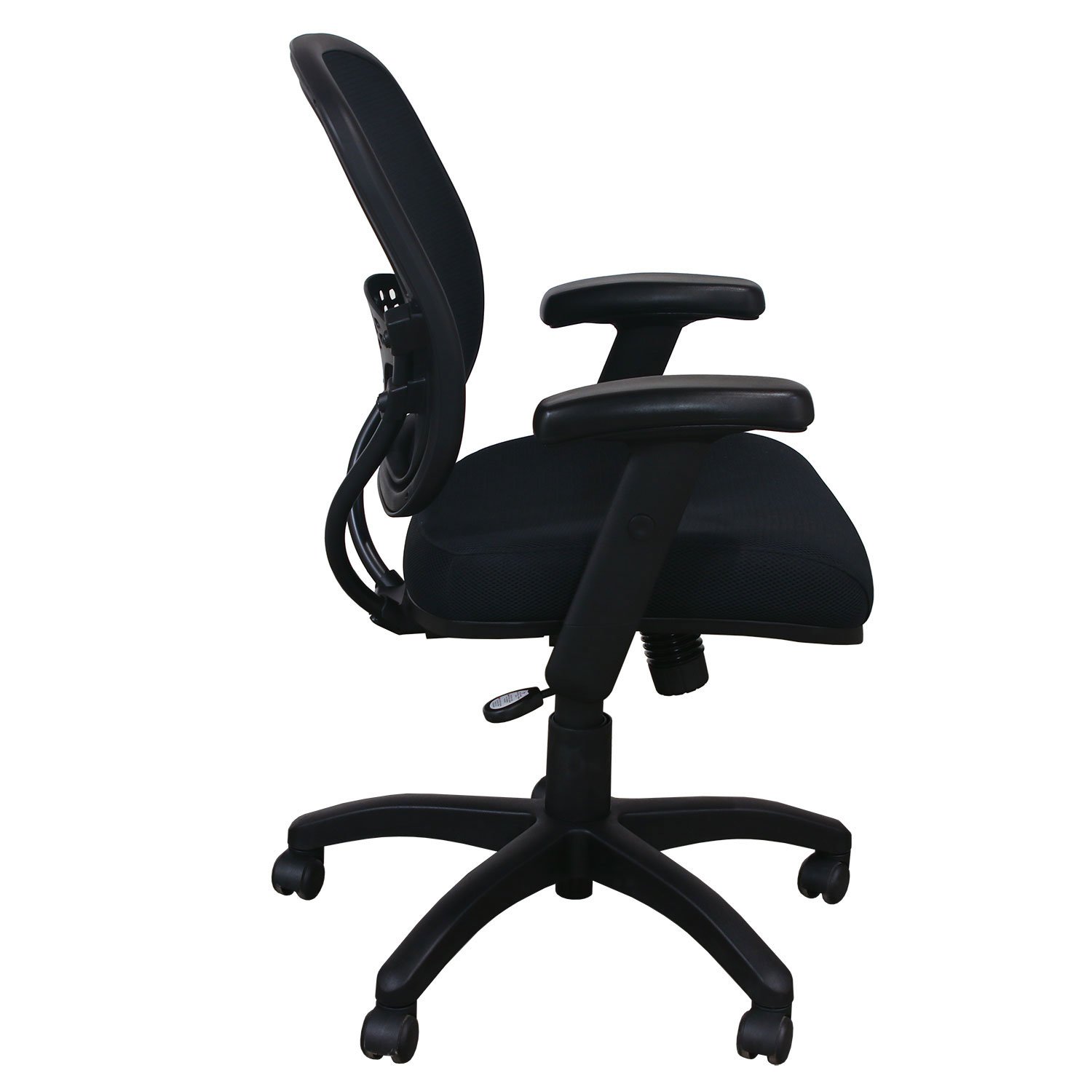 AIS Element Used Mesh Mid-Back Chair, Black - National Office Interiors ...
