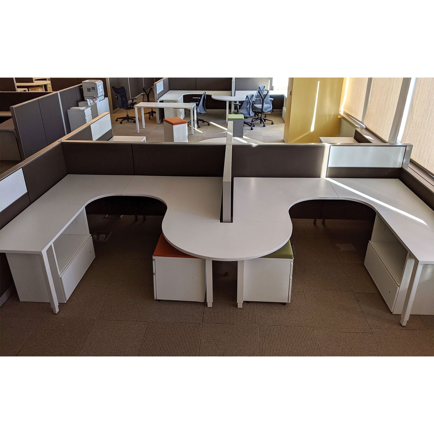 Herman Miller 7x6 Used Canvas Team Stations - sold in pods - National ...