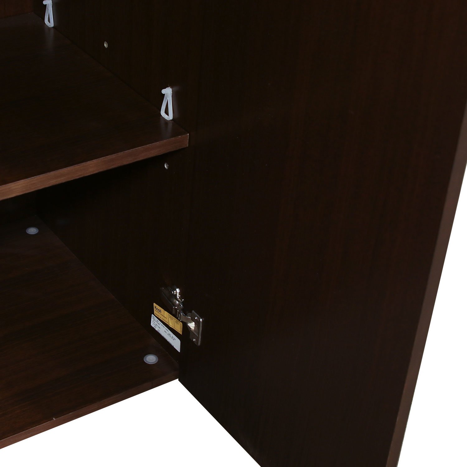 Knoll Reff Used Veneer 2 Door Storage Cabinet, Espresso - National ...