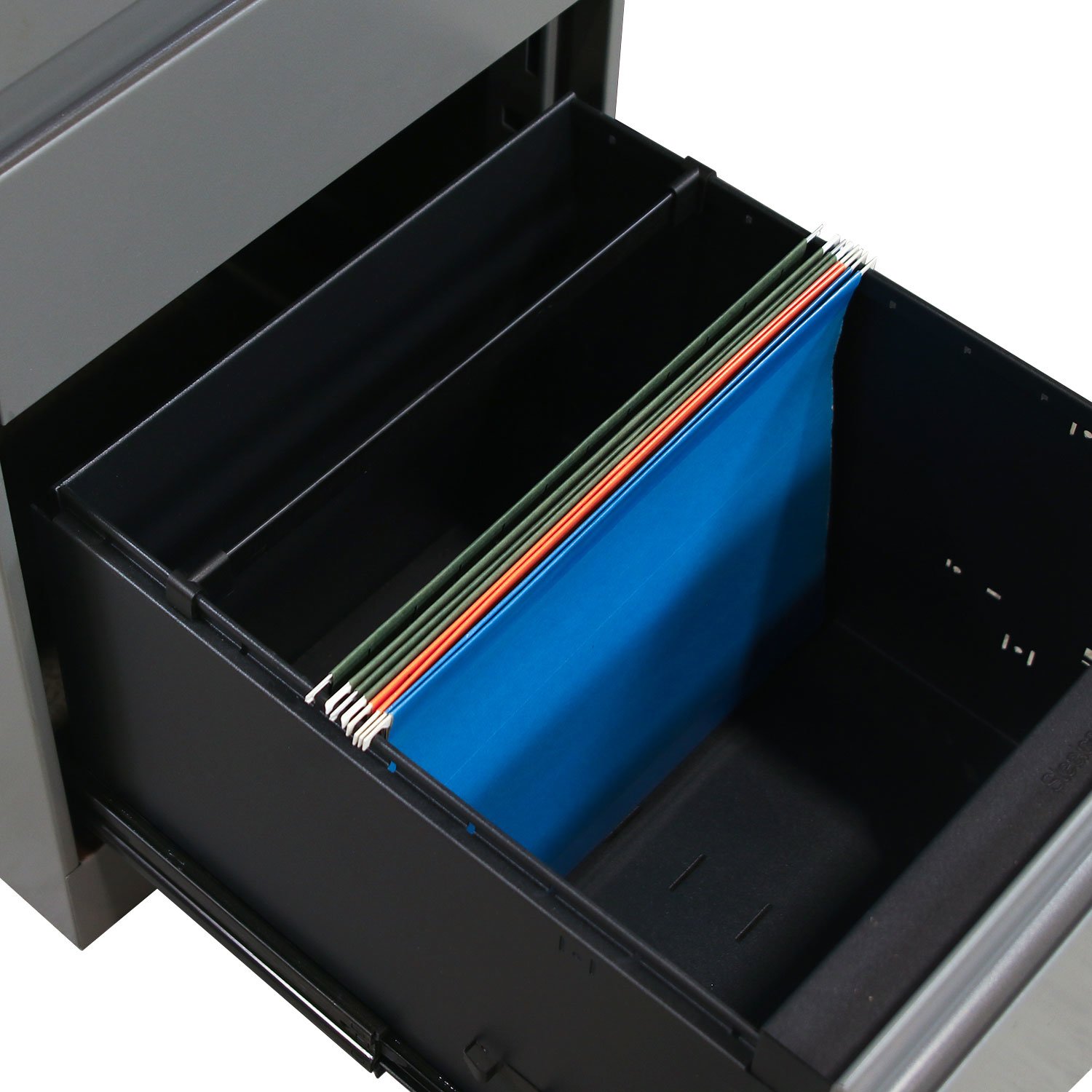 Steelcase Used Box Box File Pedestal with Laminate Top, Silver ...