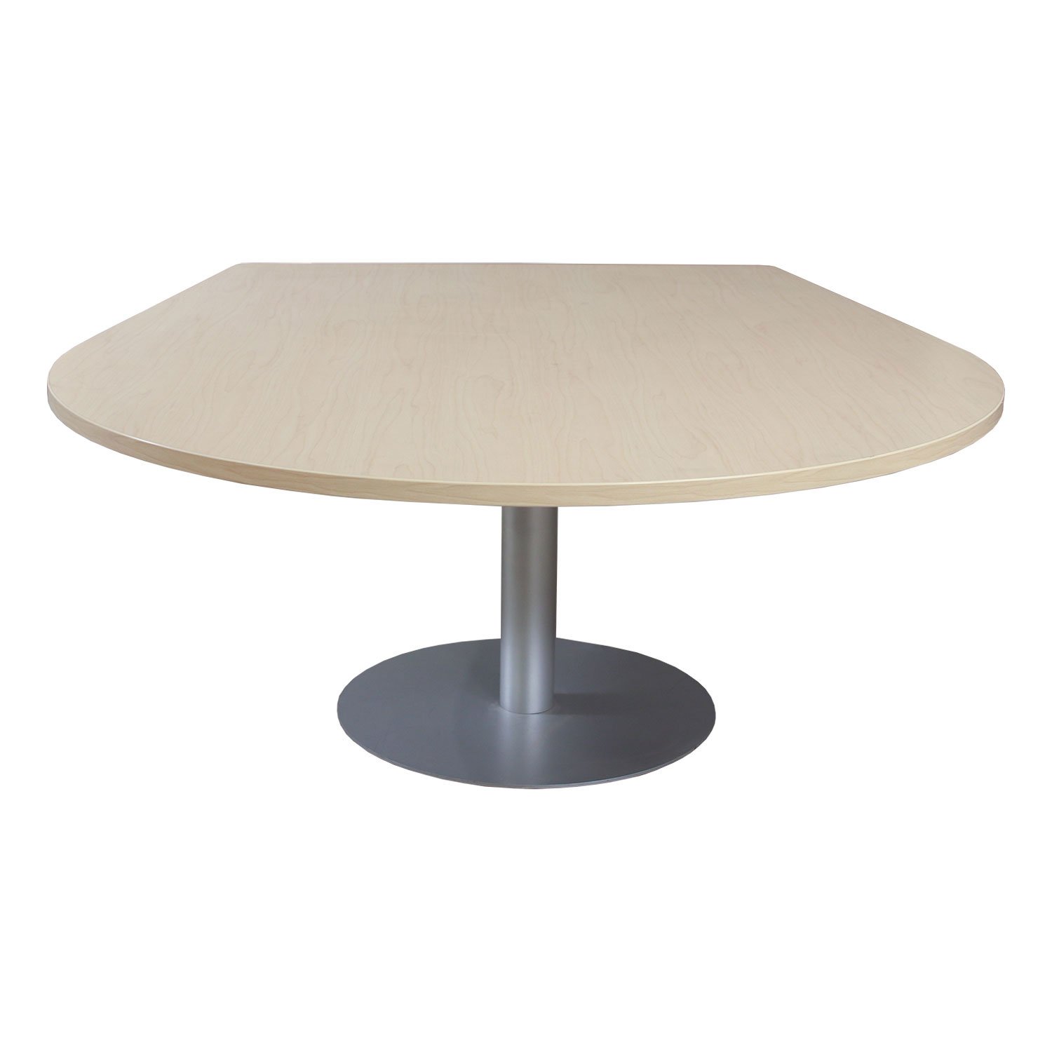 6 Foot Laminate Used Peninsula Shaped Conference Table, Maple ...